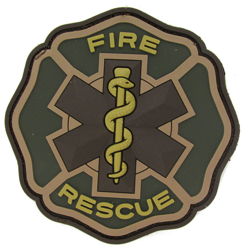 Fire Rescue Morale Patch PVC - Mil-Spec Monkey
