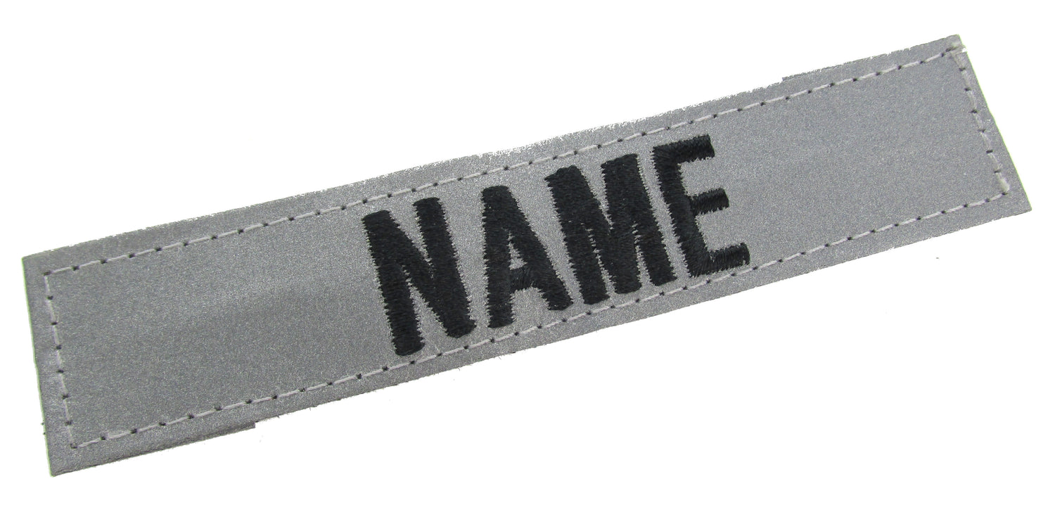 Reflective Name Tape with Hook Fastener - Custom Name Tapes