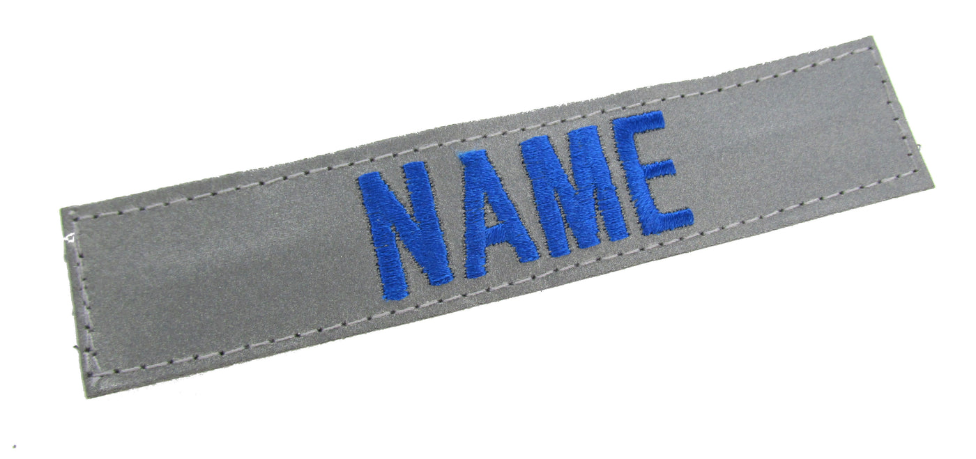 Reflective Name Tape with Hook Fastener - Custom Name Tapes