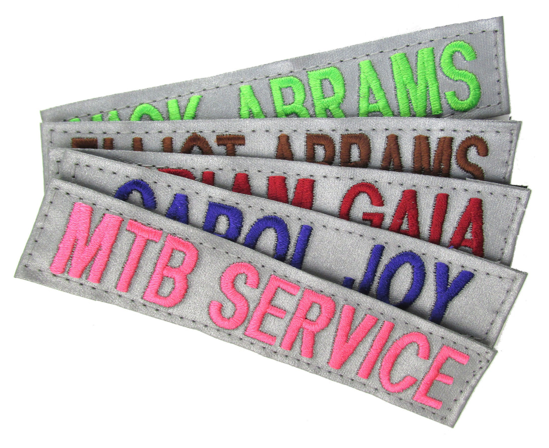 Custom Color Name Tapes | Personalized Embroidered Name Tapes