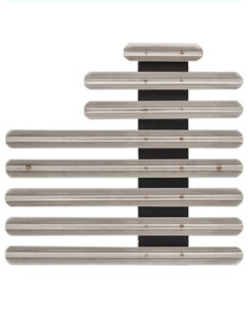 Ribbon Bar Holder with 1/8 Inch Gap - Staggered Right - 20 Ribbons