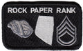 Rock Paper Rank Morale Patch - Various Colors