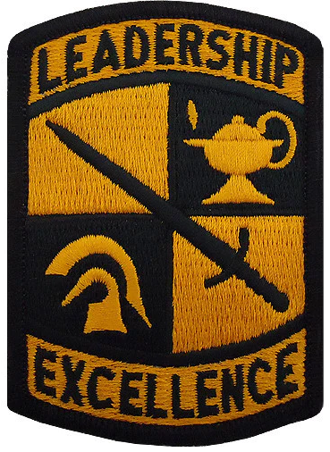 Cadet ROTC Patch - Sew-On Dress - Leadership and Excellence