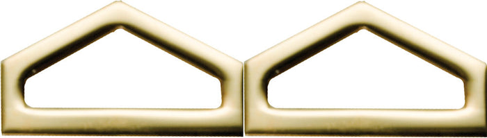 U.S. Army ROTC Rank - No Shine Pin-on Metal Rank Insignia