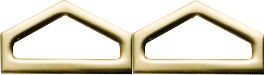 U.S. Army ROTC Rank - No Shine Pin-on Metal Rank Insignia