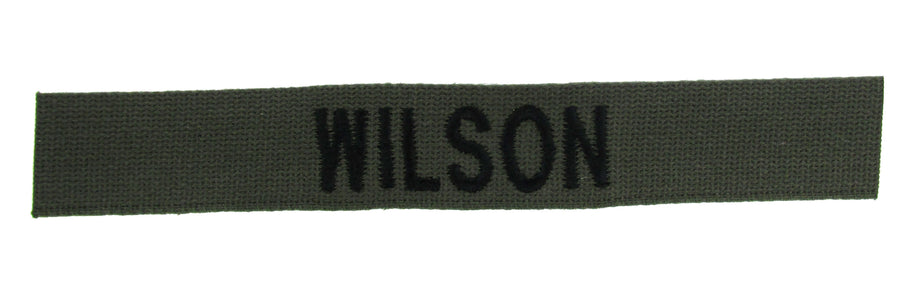 Custom Color Name Tapes | Personalized Embroidered Name Tapes