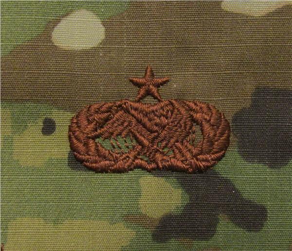 Supply and Fuels OCP Air Force Badge - SPICE BROWN