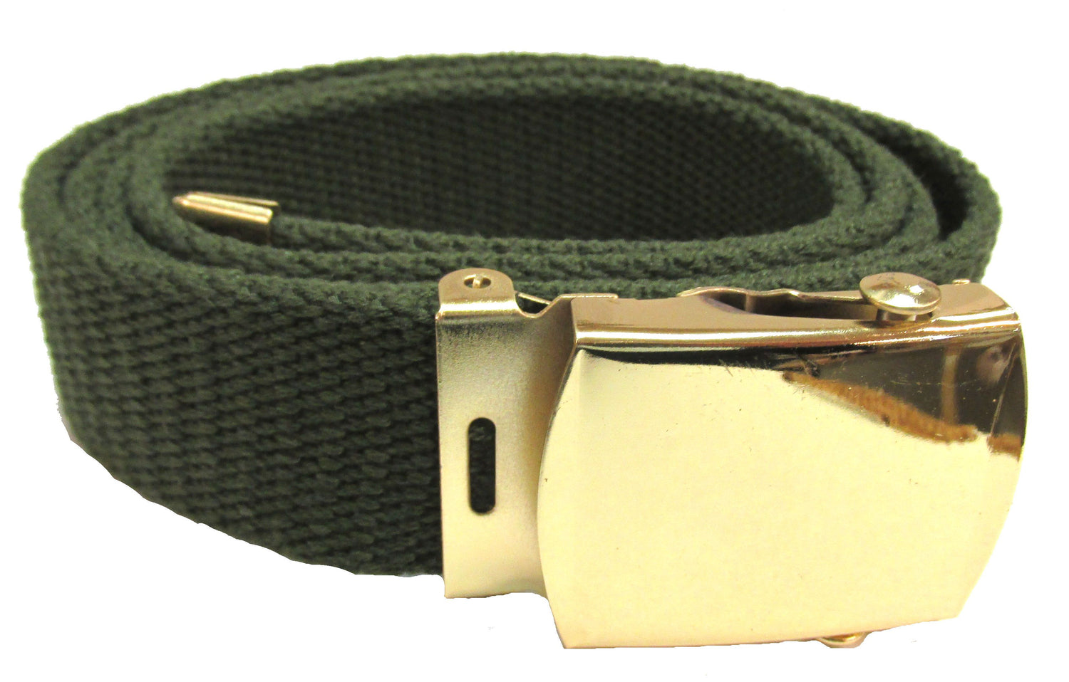 Military Web Belt with Closed Buckle
